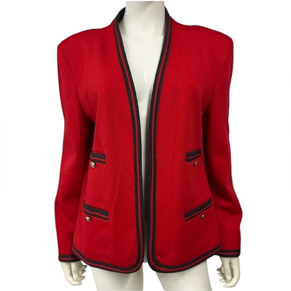 Bleyle | Jackets & Coats | Vtg Bleyle Red Wool Rich Old Money Grandma ...